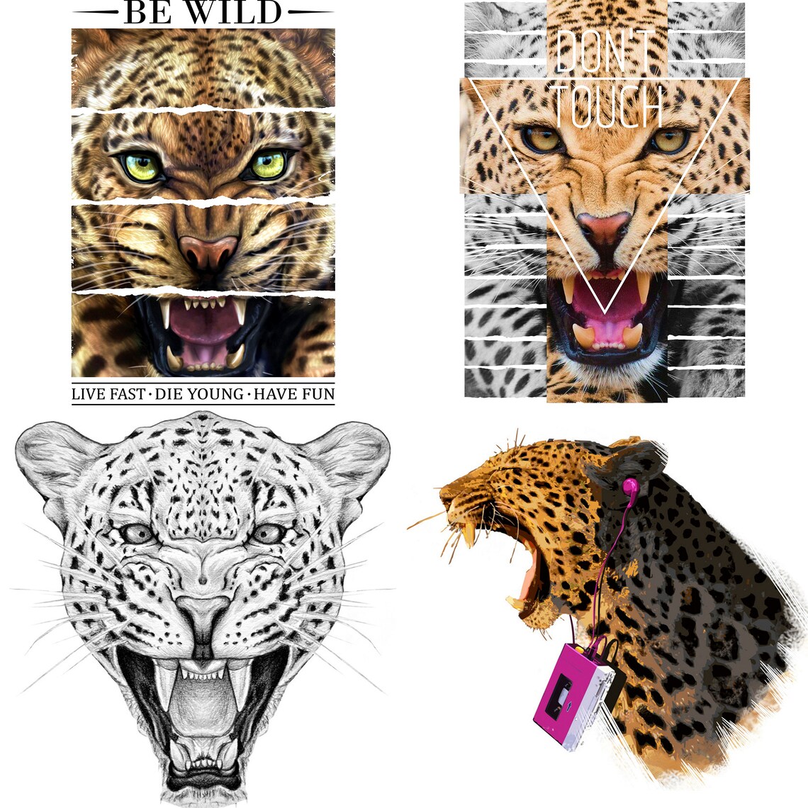 Instant Download, Tigers, Printable, Digital Download, Tiger, Clip Art ...