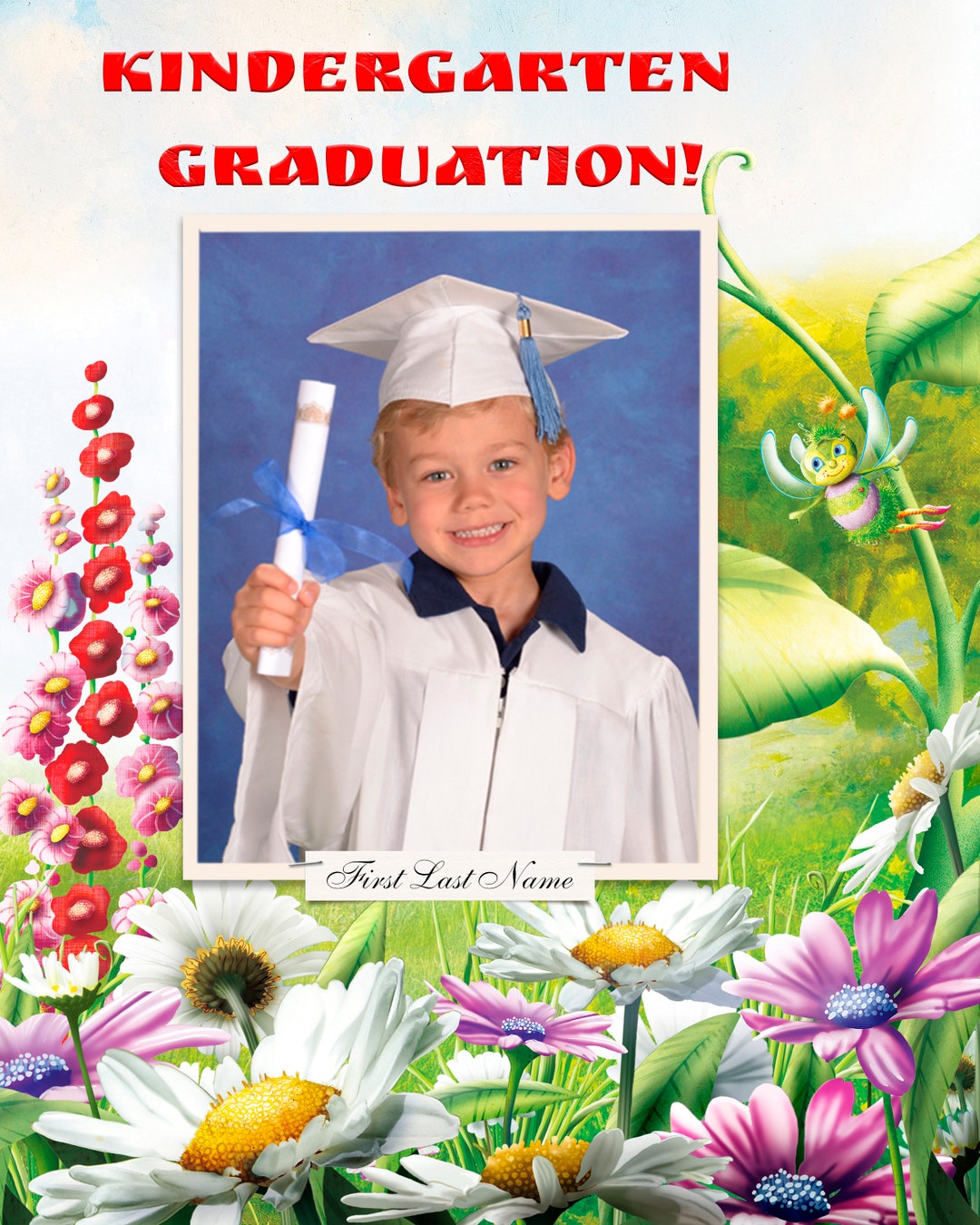 Editable Kindergarten Graduation Sign Personalized - Etsy