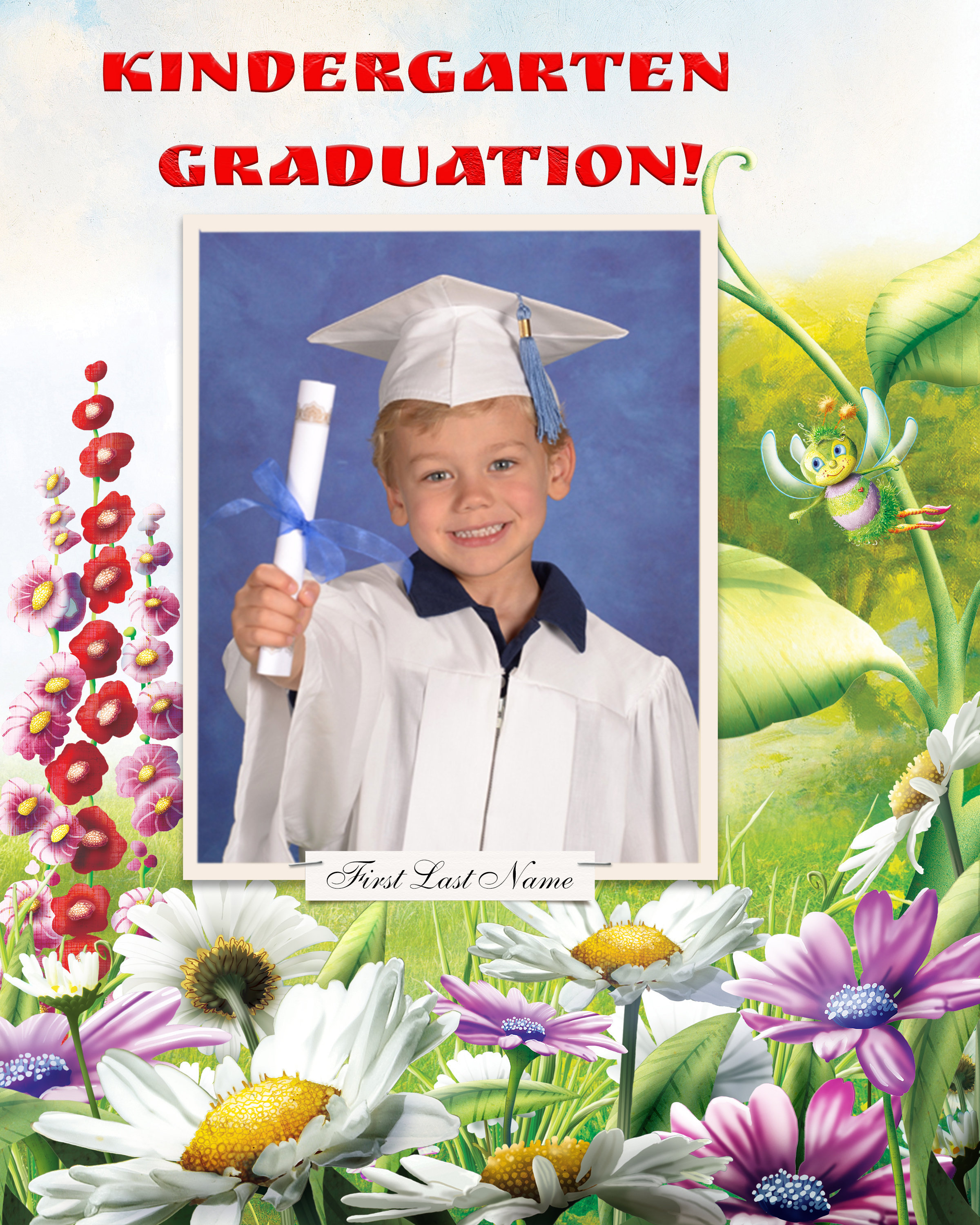 Editable Kindergarten Graduation Sign Personalized - Etsy