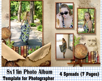 Graduation Album Template - Etsy