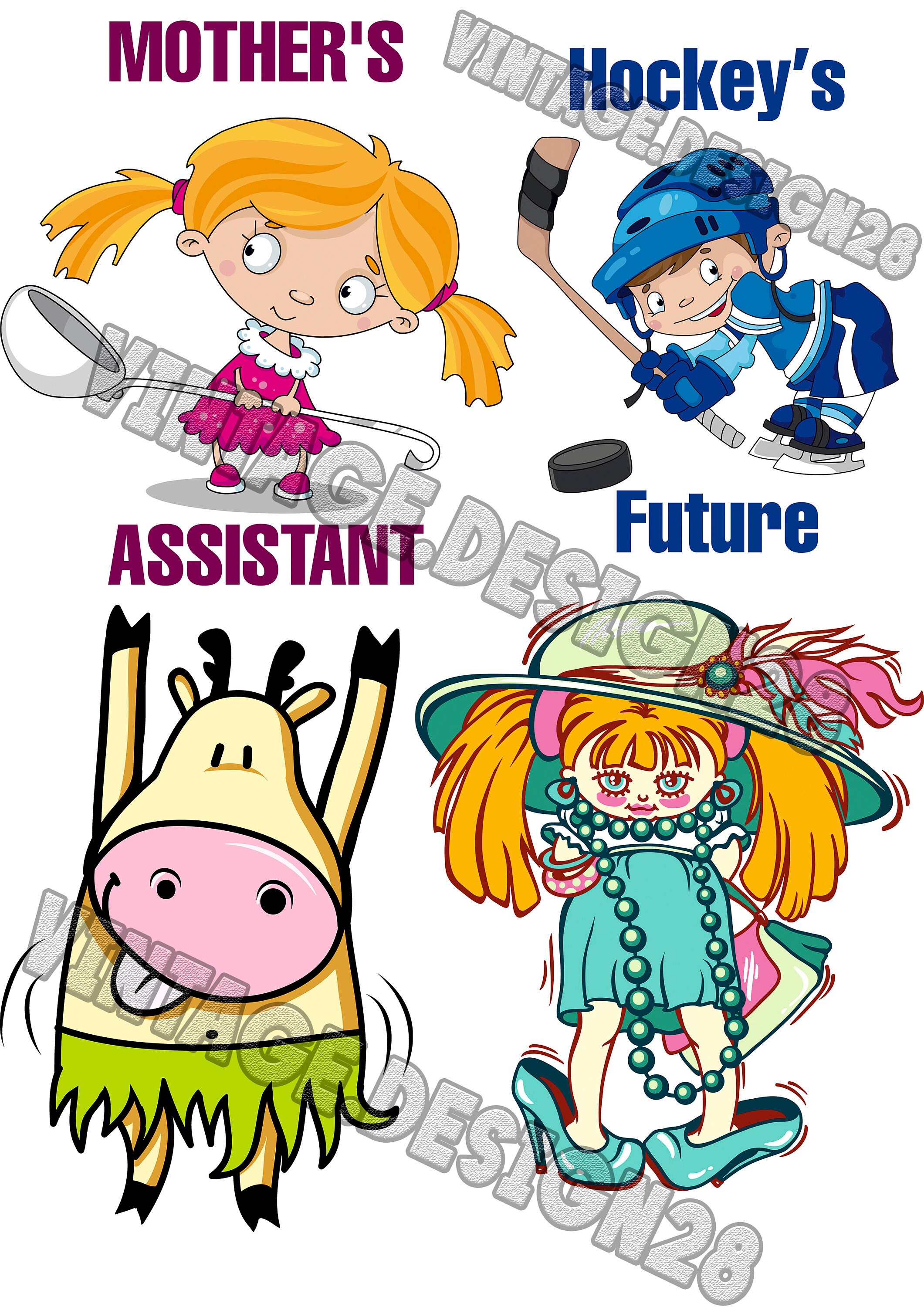 Cartoon Kids Clipart, Mega Bundle (digital Download) - Etsy