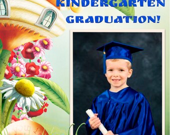 Editable Kindergarten Graduation Sign, Personalized School Sign ...