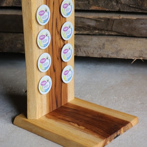 Teak "keurig" K-cup Holder | Live Edge Display Rack - Etsy
