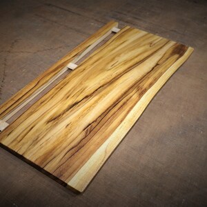 Teak Floating Shelf | 1" Solid Live Edge Wood With Custom Bracket and ...