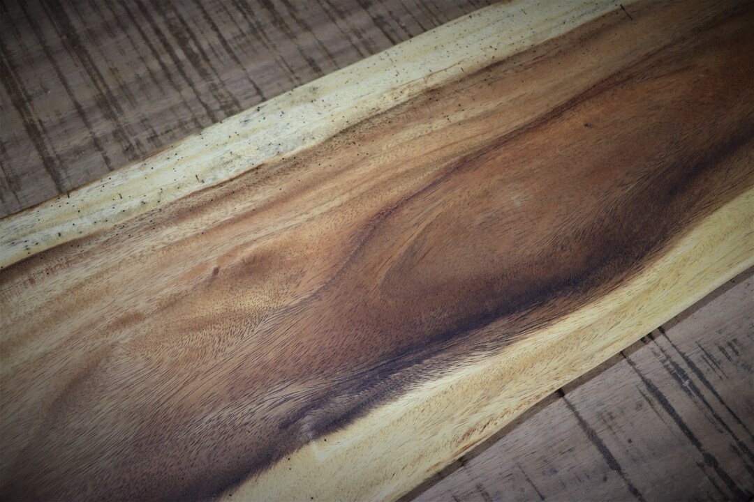 Raintree Serving Board Tray | Live Edge 2" Solid "monkeypod" Wood - Etsy