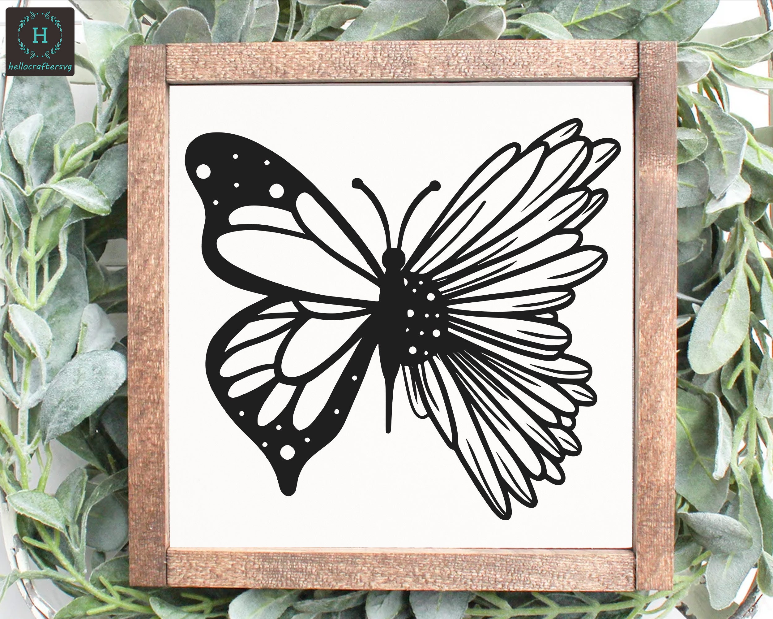 Butterfly Cut Out Half