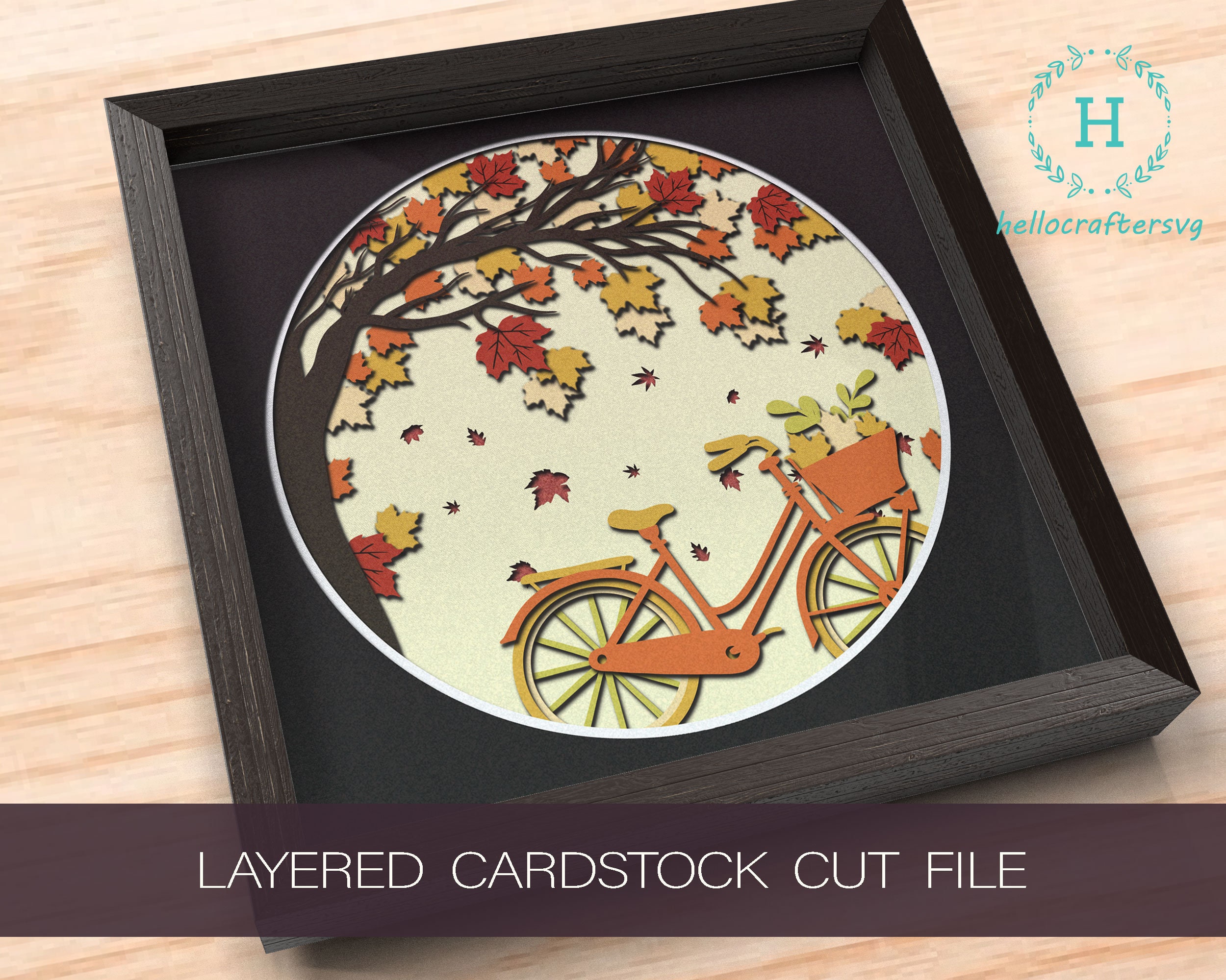 3d FALL TREE Svg FALL Shadow Box Svg Cricut Files - Etsy Hong Kong