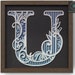 3D LETTER U SVG, Alphabet U 3D Shadow Box File Svg, Cardstock Files ...