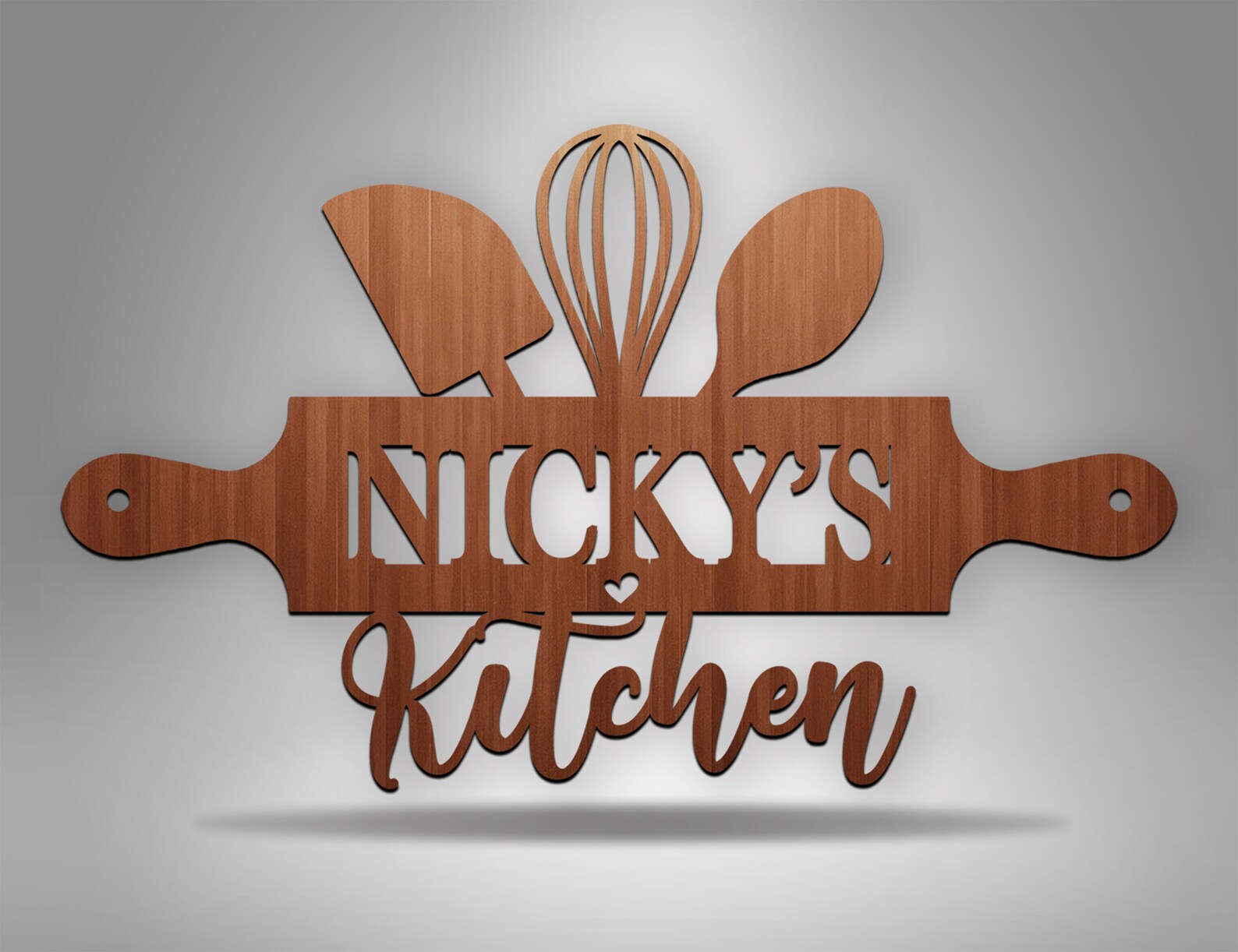 Kitchen Name Sign SVG Kitchen House Sign File Laser Cut | Etsy