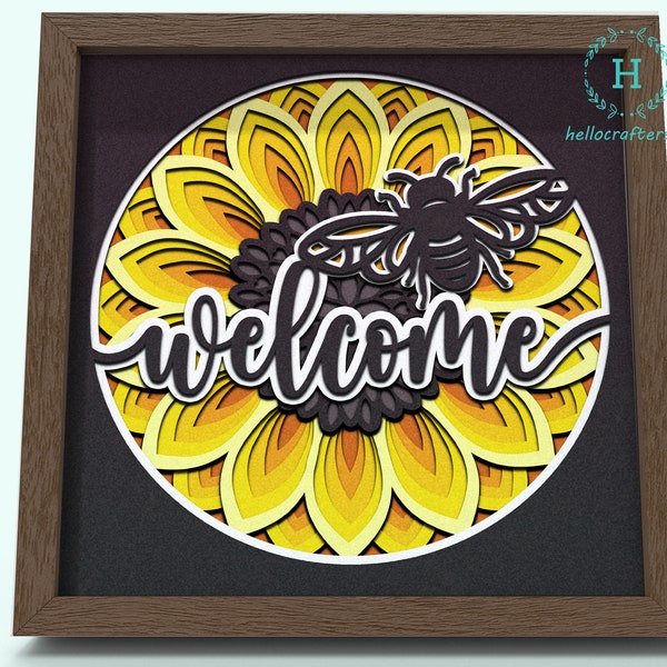 Sunflower Card Box - Etsy