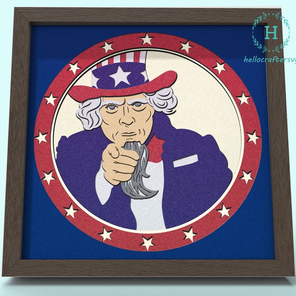 Uncle Sam Stencil - Etsy