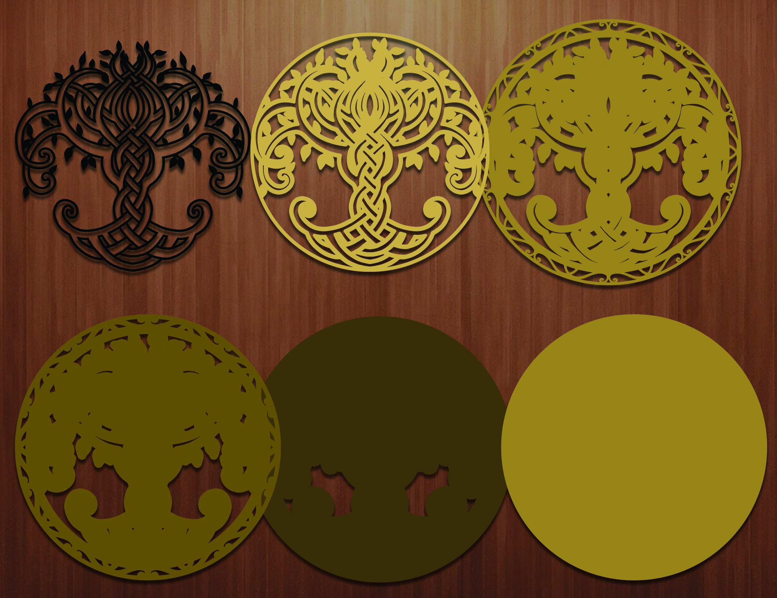 Celtic Tree of Life Layered SVG 3d Tree of Life Svg 3d Tree - Etsy ...