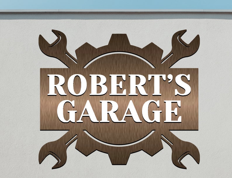 Garage Name Sign SVG Garage House Sign File Laser Cut Files | Etsy Canada