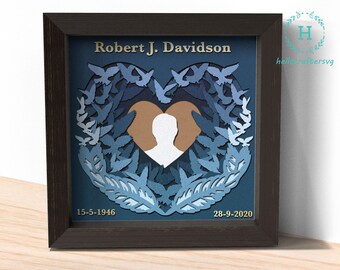 Shadow Box Memorial | Etsy