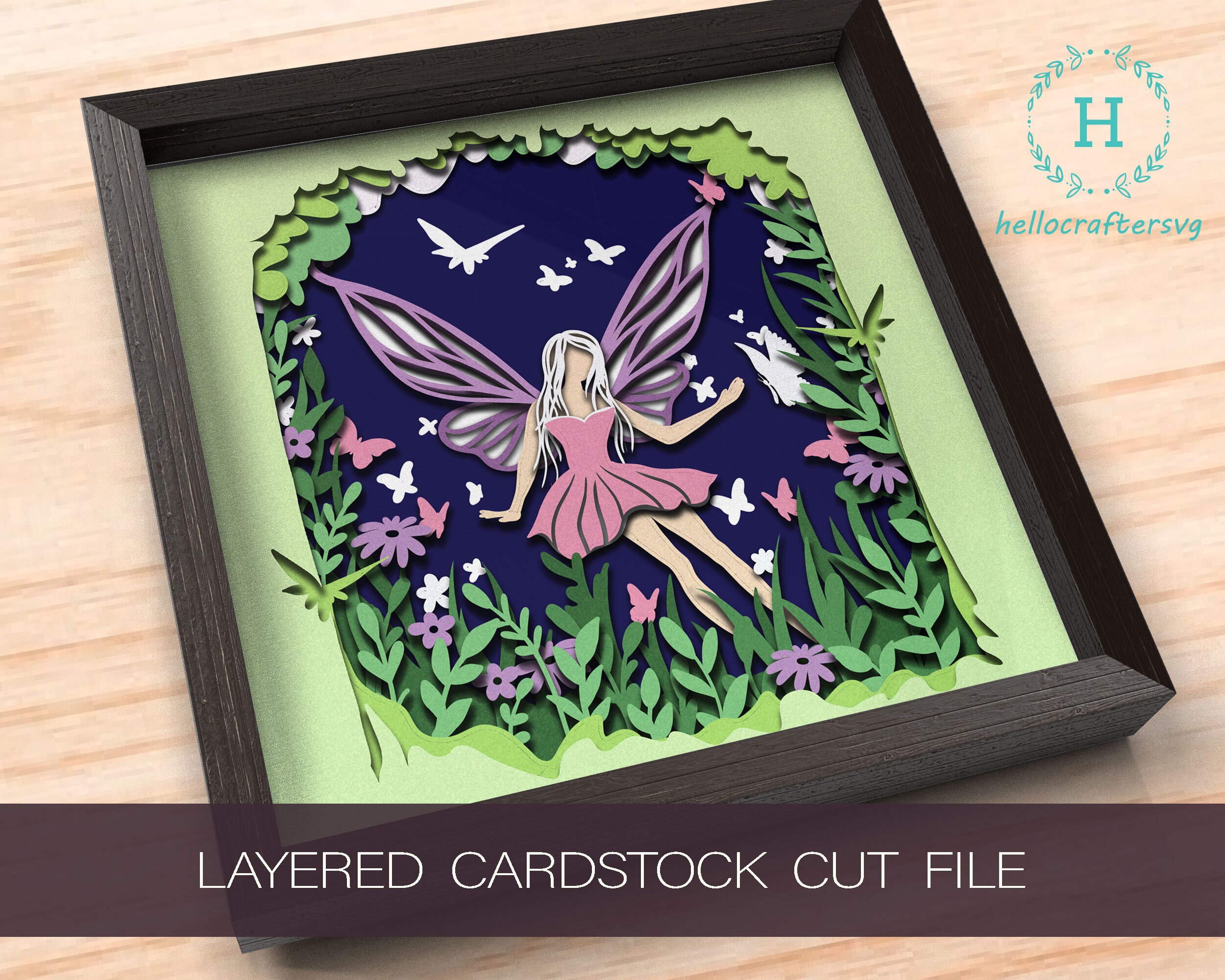 3D FAIRY Svg FAIRY Shadow Box Svg Cricut Files Cardstock - Etsy Australia