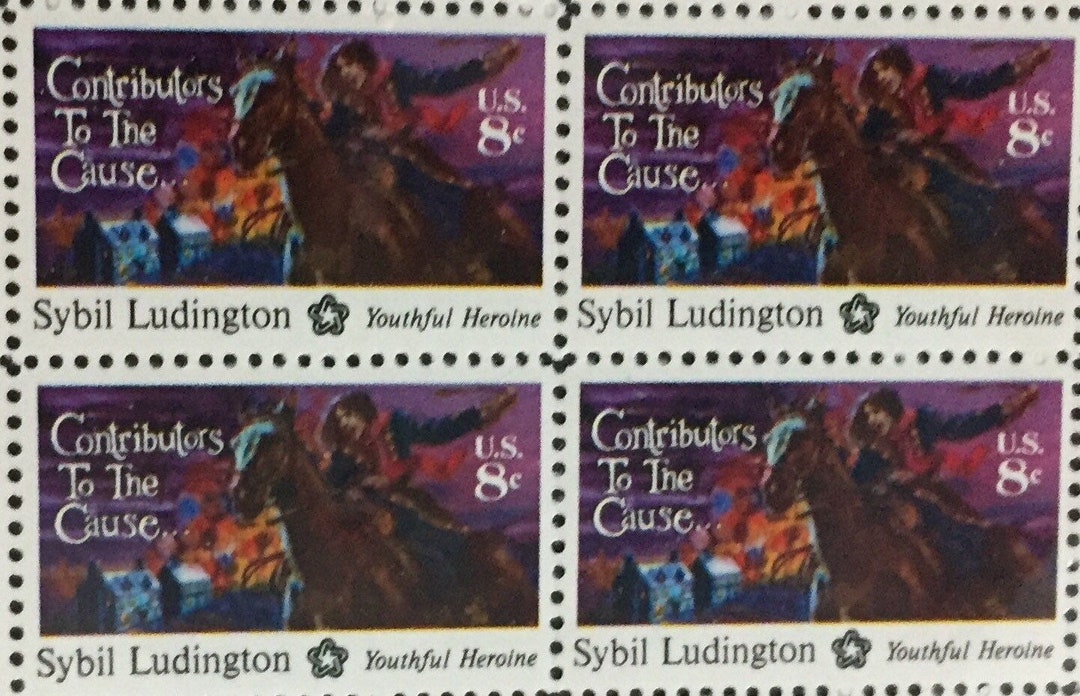 BC Sybil Ludington Stamp - Etsy
