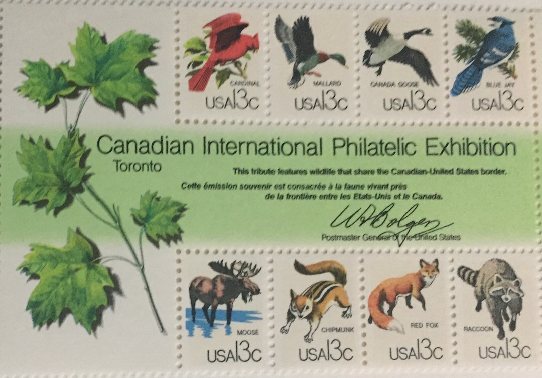 Canadian International Philatelic Exhibition Stamps - Etsy