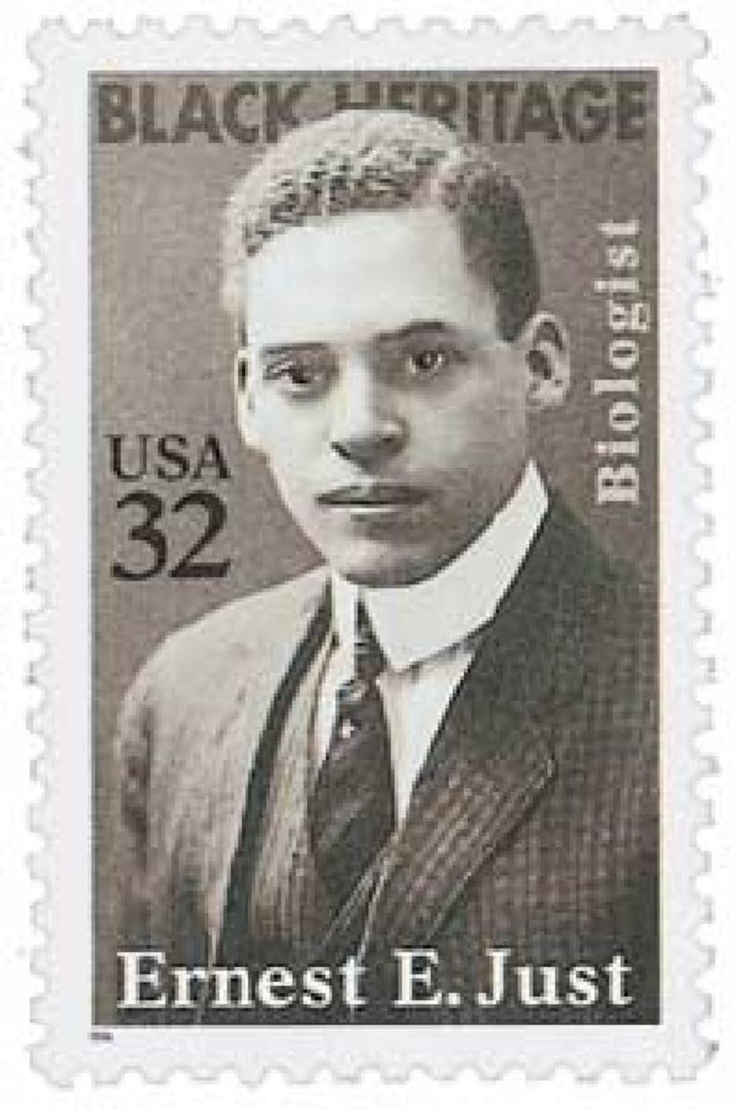 BH 1996 Ernest E. Just Stamps - Etsy