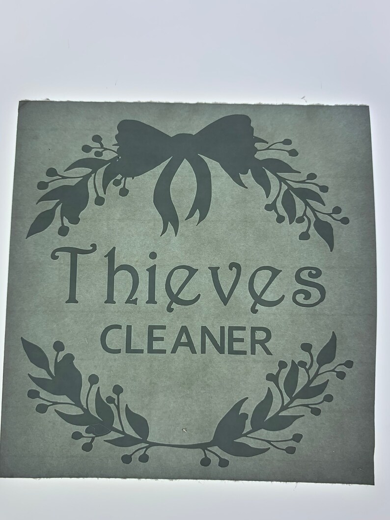 Christmas Thieves Cleaner Labels Decals Stickers | Etsy