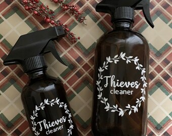 DIY Labels Thieves Cleaner Label Essential Oil Spray - Etsy