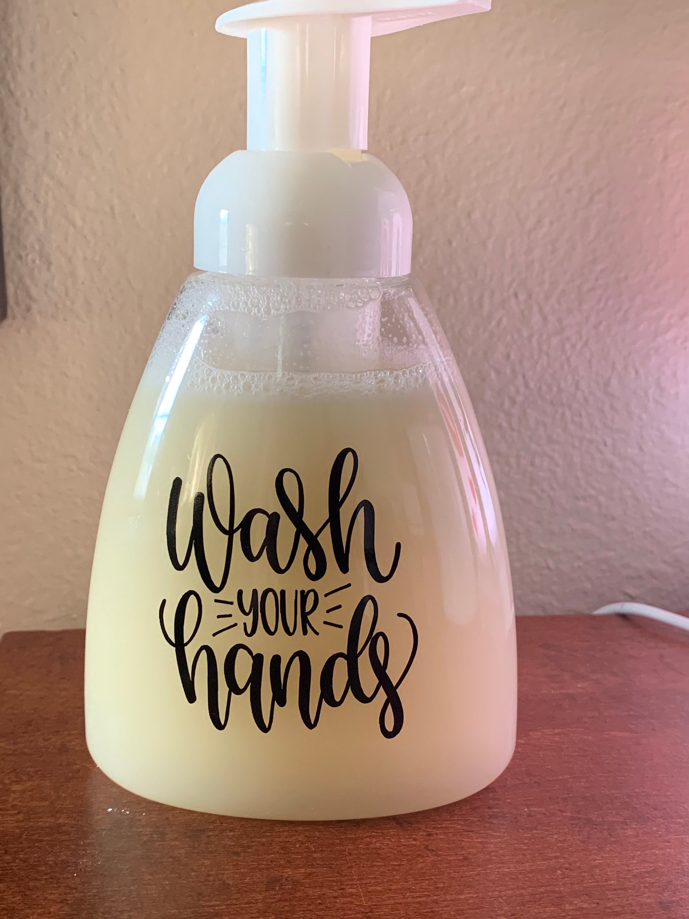 Soap Dispenser Labels! WASH YOUR HANDS - Etsy
