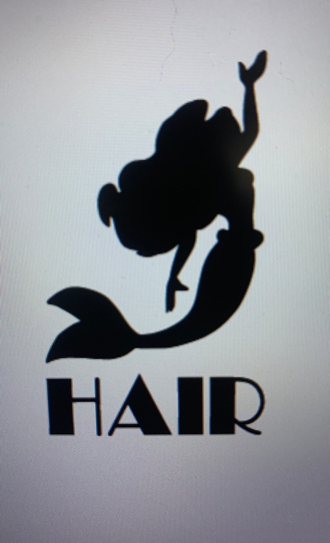 Mermaid Hair Spray Bottle Label - Etsy