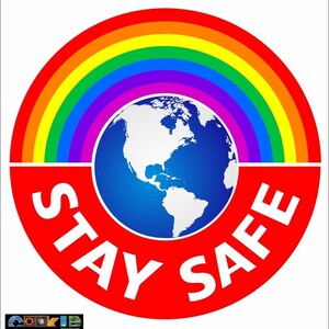 Rainbow Stay Safe - NON PROFITABLE - No.94 - Etsy