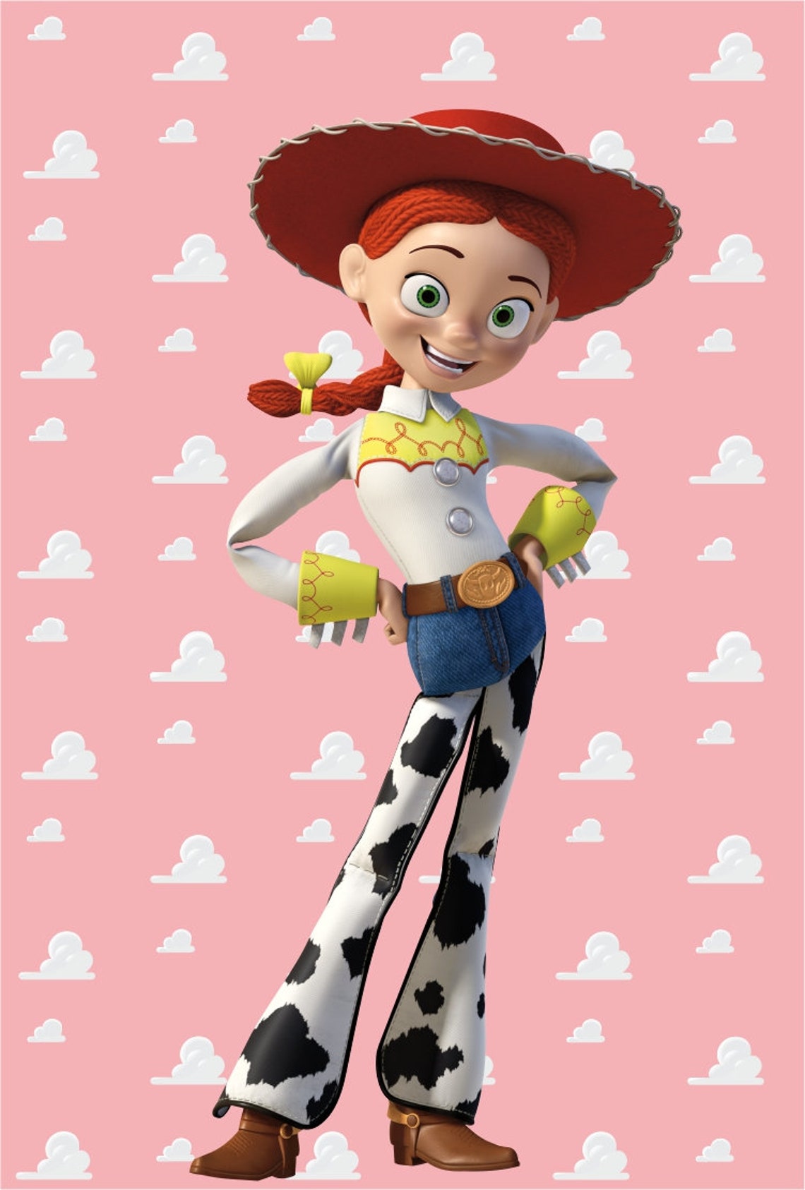 Jessie Toy Story Wall Sticker Various Sizes Wall Mm - Etsy UK