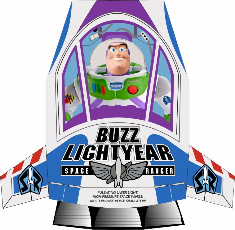 Buzz Lightyear Rocket Wall Sticker Large Various Sizes Cut - Etsy
