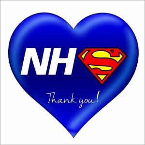 Rainbow Super NHS Sticker - NON PROFITABLE - 190mm X 182mm Size - 77 - Etsy