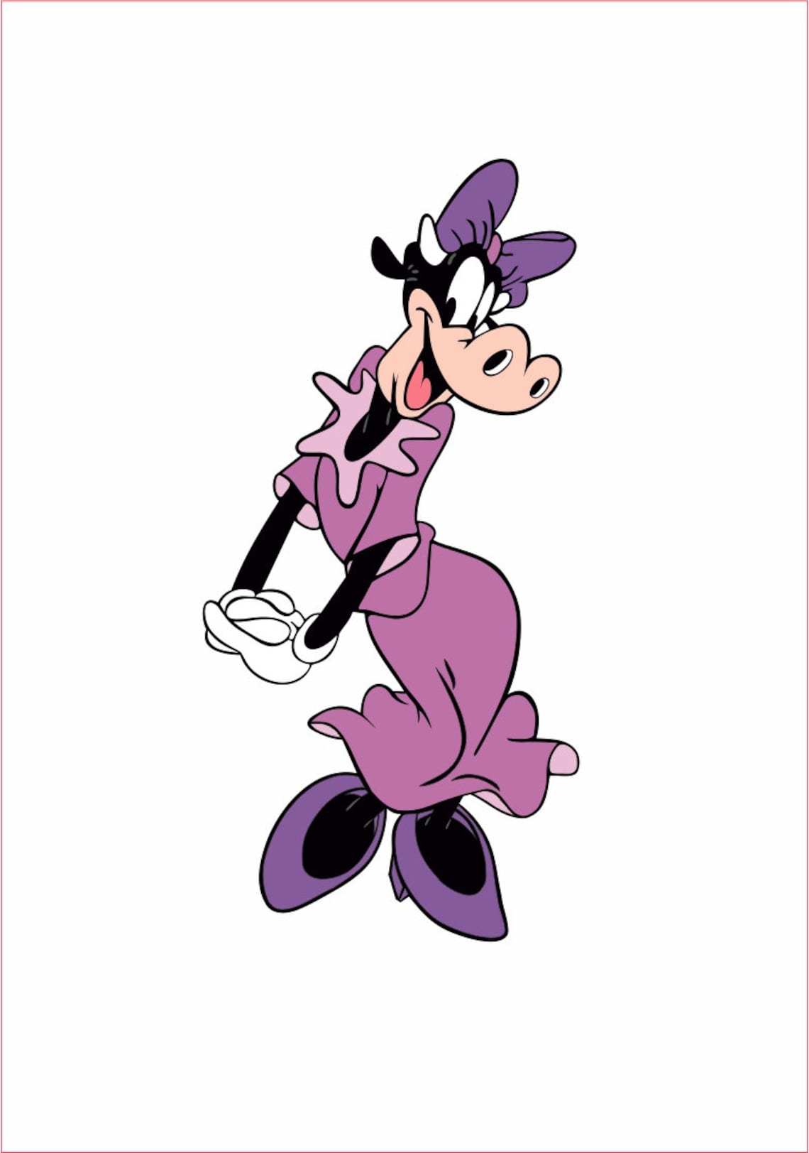 Disney's Clarabelle Cow SMALL Wall /cupboard Sticker - Etsy