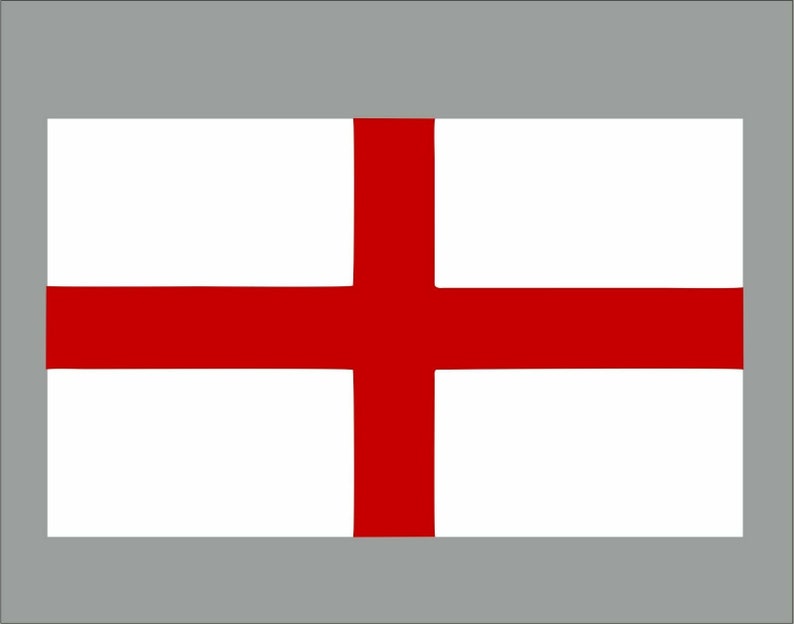 ENGLAND GEORGE CROSS Sticker - Rugby Football for Car/van/laptop/ipad ...
