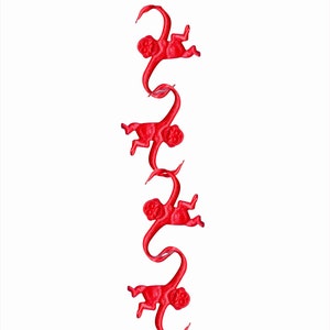 MONKEY CHAIN (264mm) - Wall Stickers - Barrel of Monkeys Retro Toy - Etsy