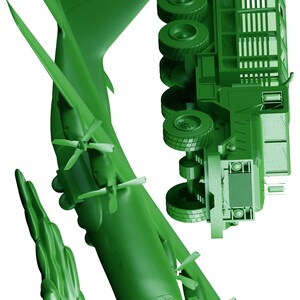 Green Army Vehicles/equipment Wall Stickers X13 Boys/girls - Etsy UK