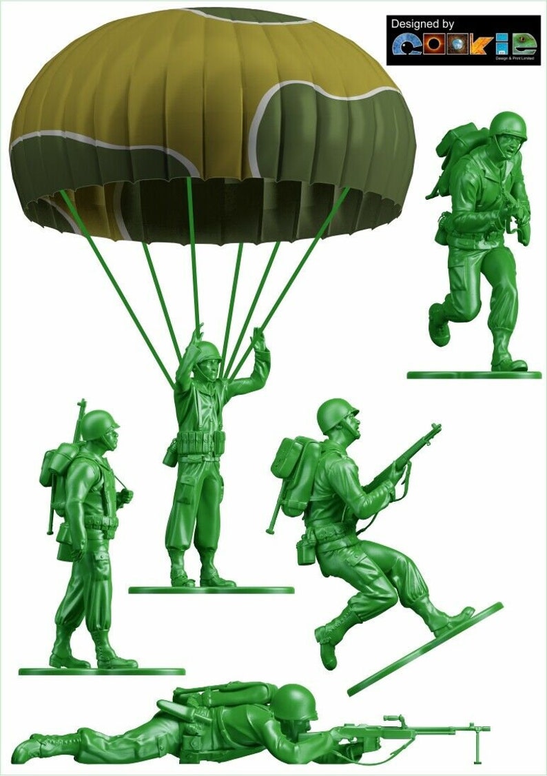 Green Army Men Toy Story X24 Boys/girls Room Wall / Car - Etsy