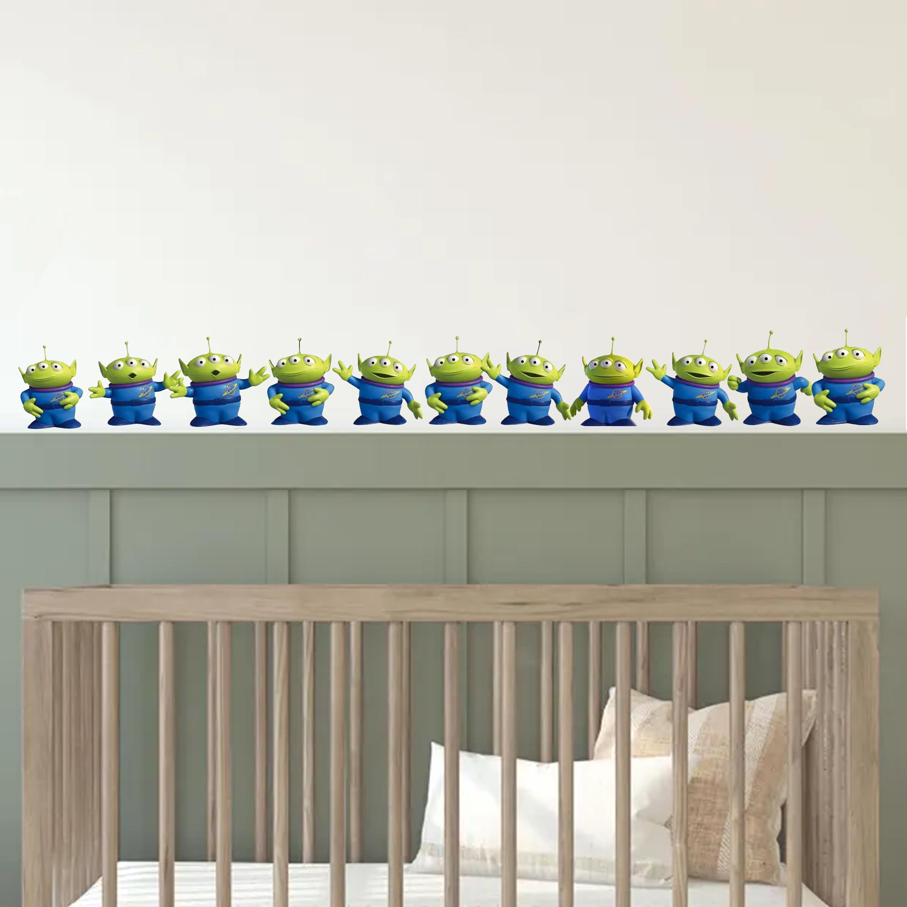 11 X TOY ALIENS (80mm) - Wall Stickers - Themed Bedroom Vinyl - Etsy
