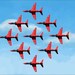 Red Arrows Aerobatic Planes Wall Sticker Diamond 9 800 X - Etsy