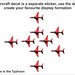 Red Arrows Aerobatic Planes Wall Sticker Diamond 9 800 X - Etsy
