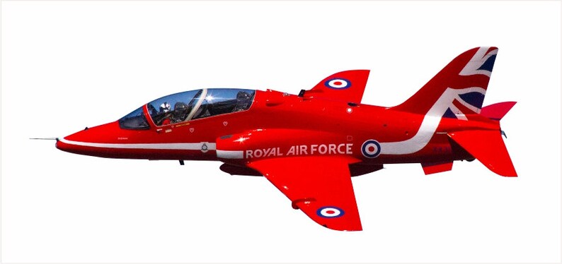 Red Arrows Aerobatic Plane Wall Sticker - Large 1015mm - 402mm - 209 - Etsy