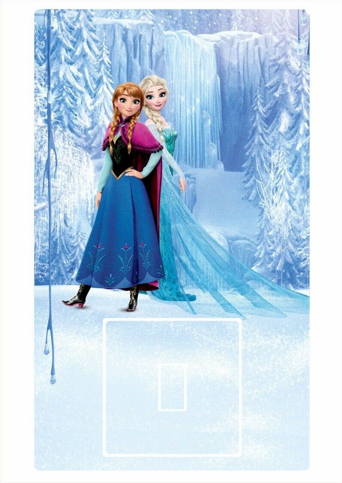 Elsa and Anna Light Switch Surround Sticker /decal 180 - Etsy UK