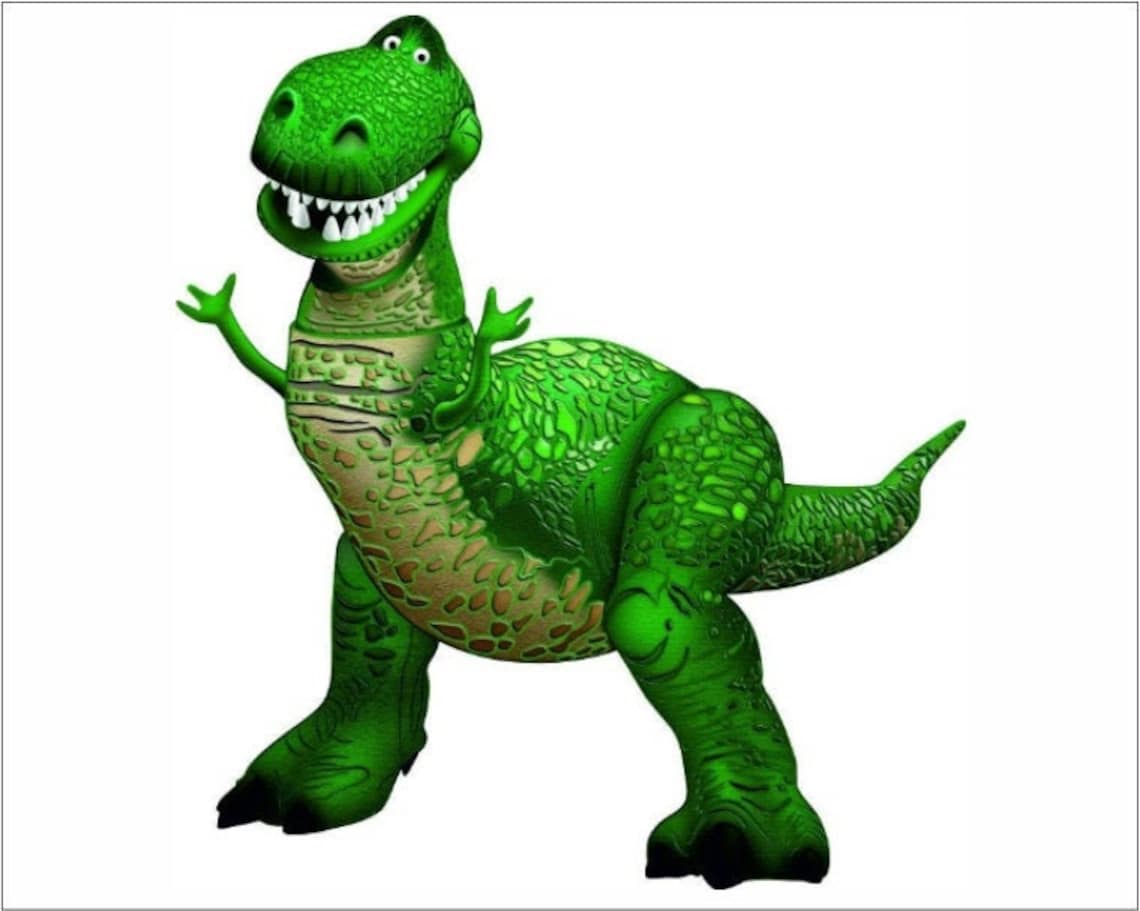 Rex Dinosaur Toy Story Wall Sticker Decal From 352mm - Etsy
