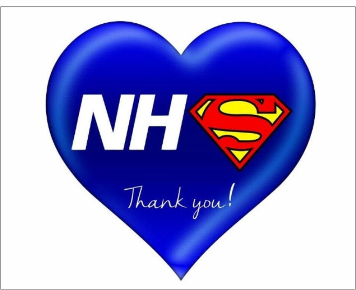 Rainbow Super NHS Sticker - NON PROFITABLE - 190mm X 182mm Size - 77 - Etsy