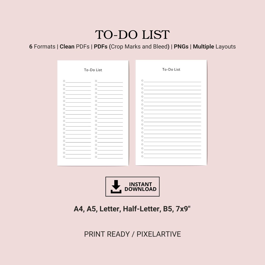 Printable To-do List Template | Organize Tasks by Priority and ...