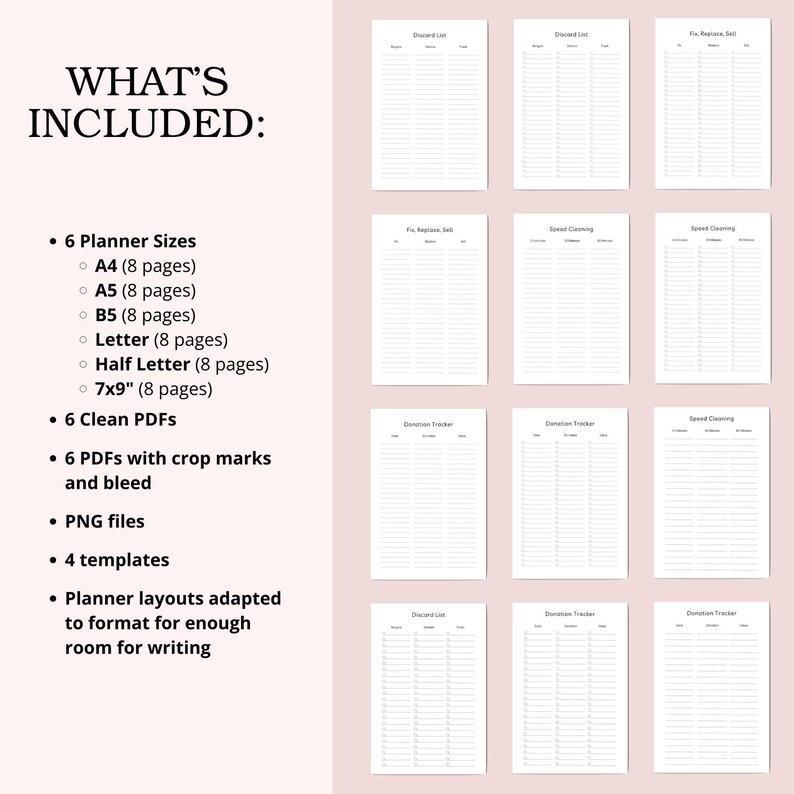 Printable Home Maintenance Tracker Schedule Repairs, Cleaning and ...