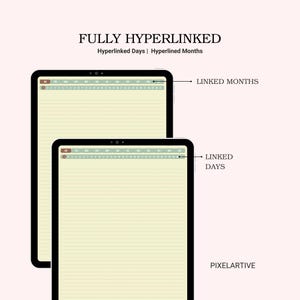2025 Digital Notebook | Lined Template in Portrait Layout | Perfect for ...