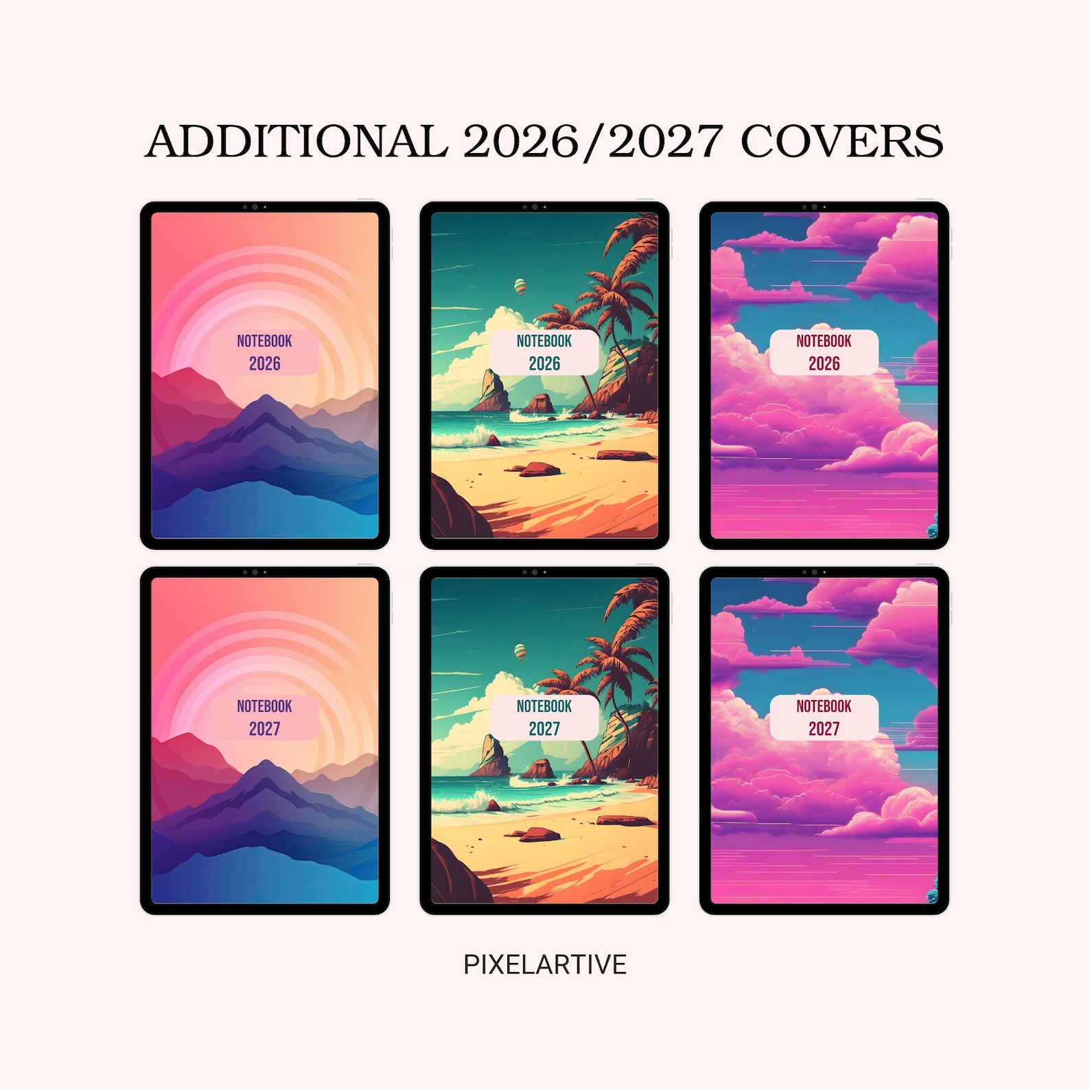 2025 Digital Notebook | Lined Template in Portrait Layout | Perfect for ...