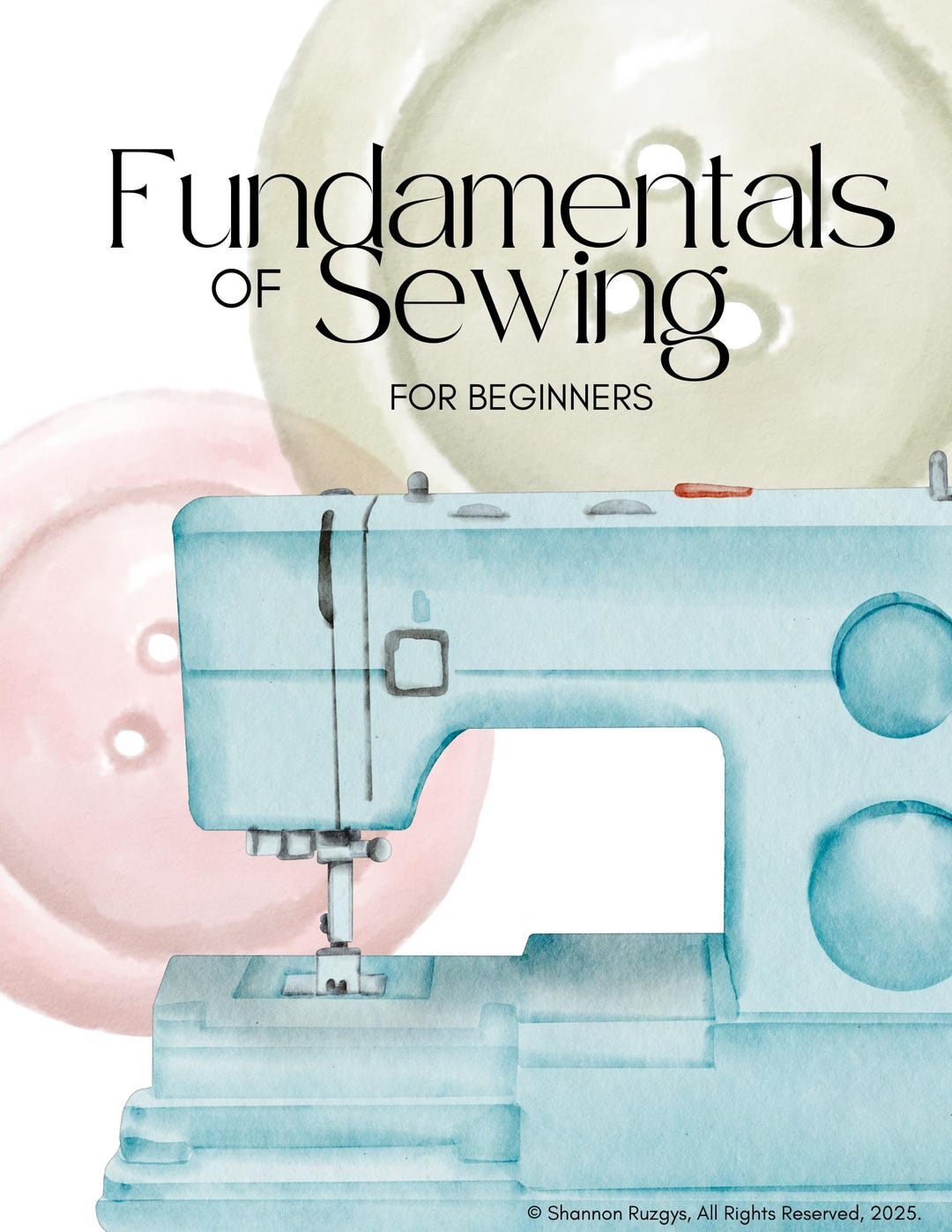 Fundamentals of Sewing for Beginners - Ebook - Etsy