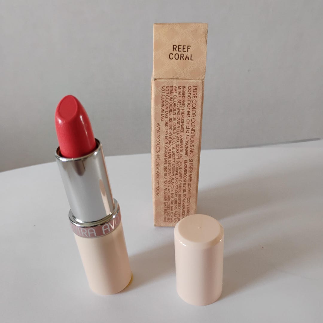 Avon REEF CORAL Envira Pure Color Lipstick - Mint in Box, Never Used ...