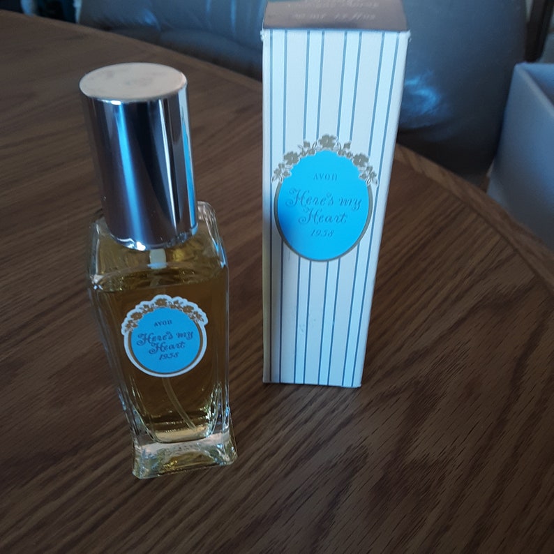 Avon HERE'S MY HEART Cologne Spray From the Vintage - Etsy