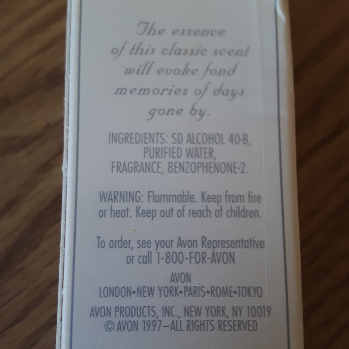 Avon HERE'S MY HEART Cologne Spray From the Vintage Collection 1.7 Fl ...